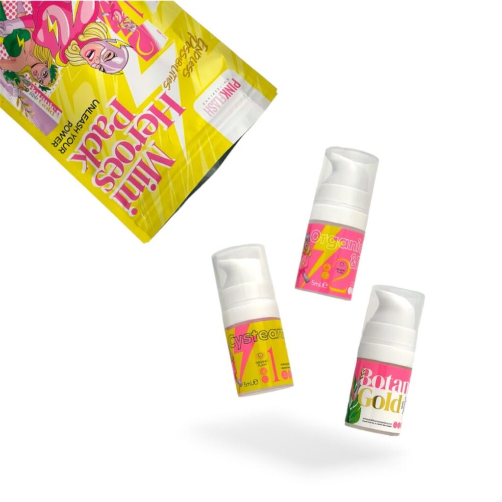 Pink Flash Mini Heroes Cysteamine Kit - Freckle Supplies
